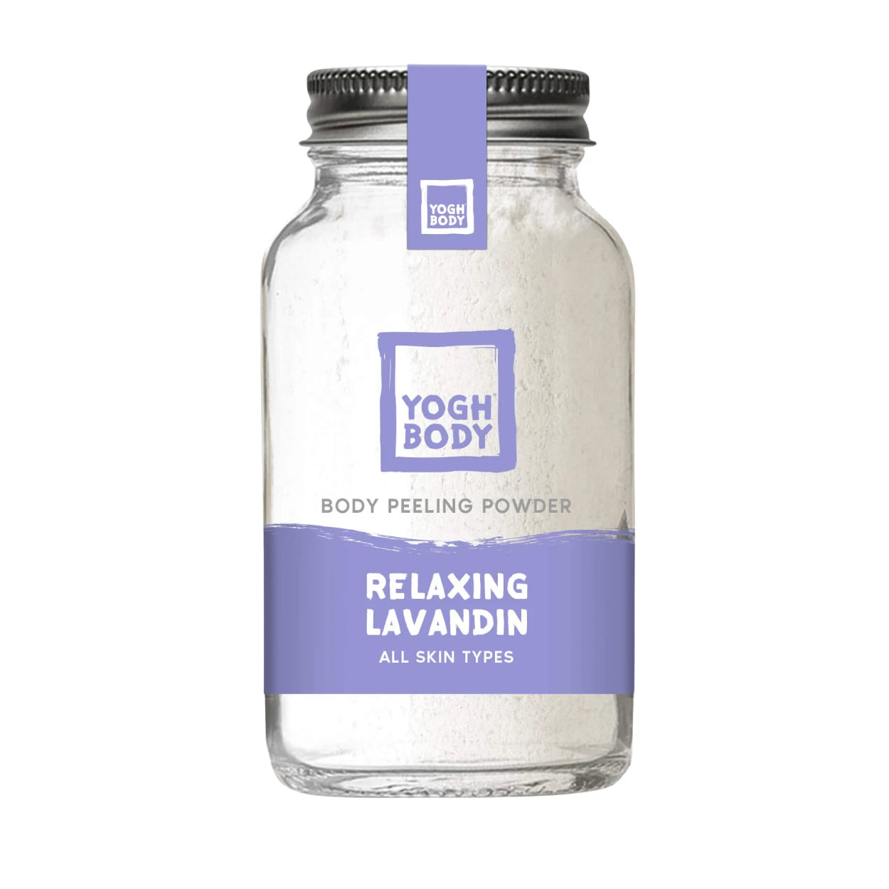 YOGHBODY® Relax Peeling Body Powder with Lavandin, 150g.